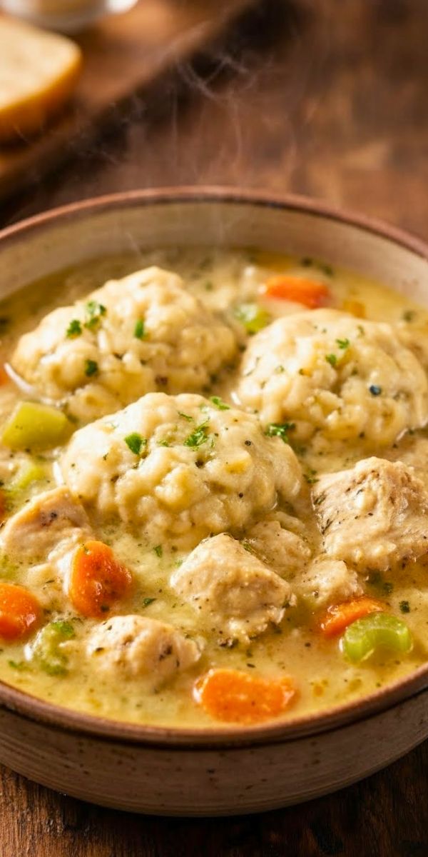 One Pot Chicken And Dumplings Recipe - Dive Crave