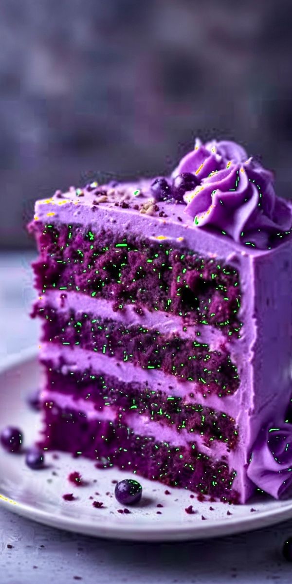 Purple Velvet Cake Recipe - Dive Crave